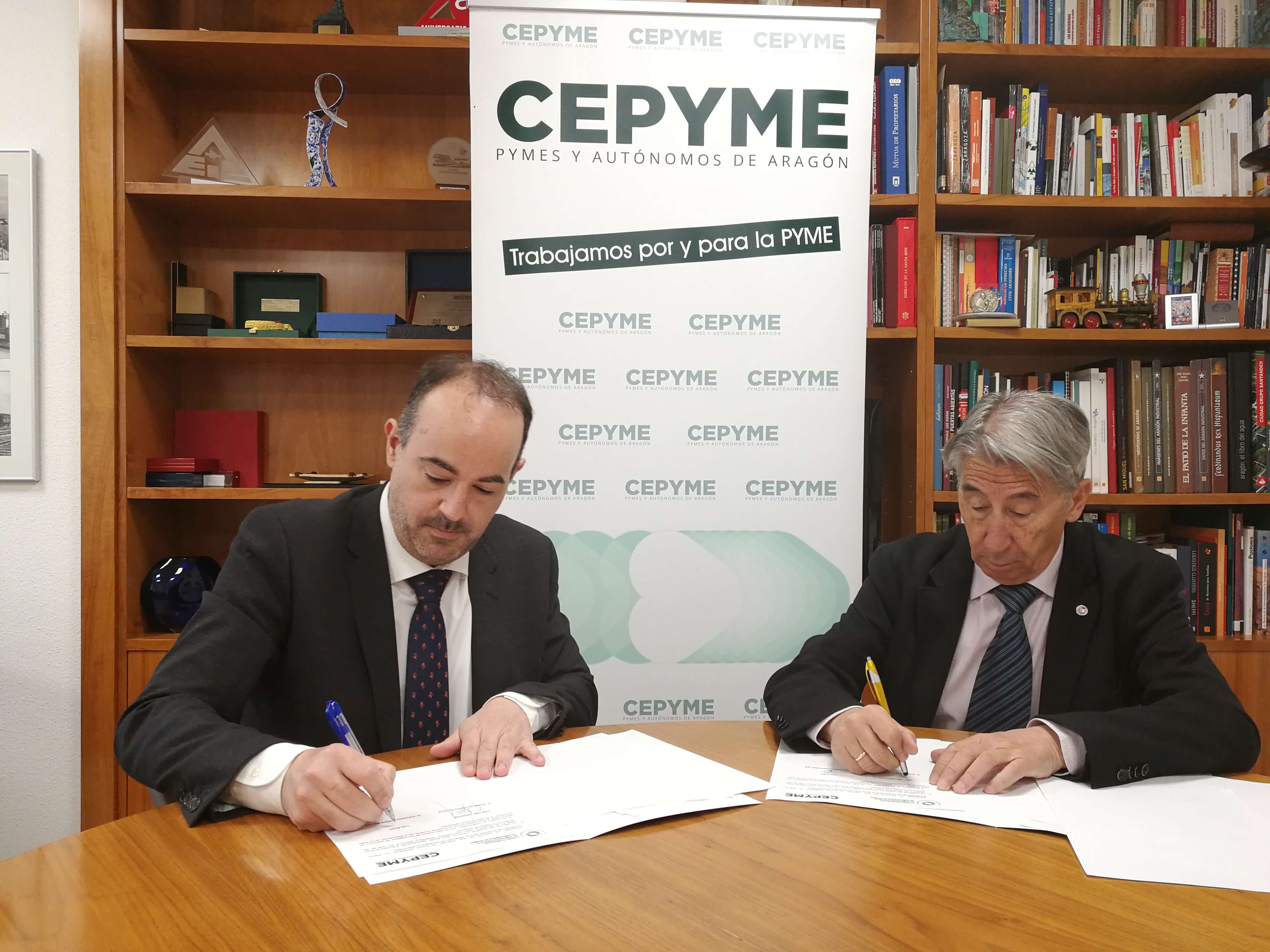 CEPYME Aragón firma un acuerdo de colaboración con el Colegio de Ingenieros Informáticos de ...