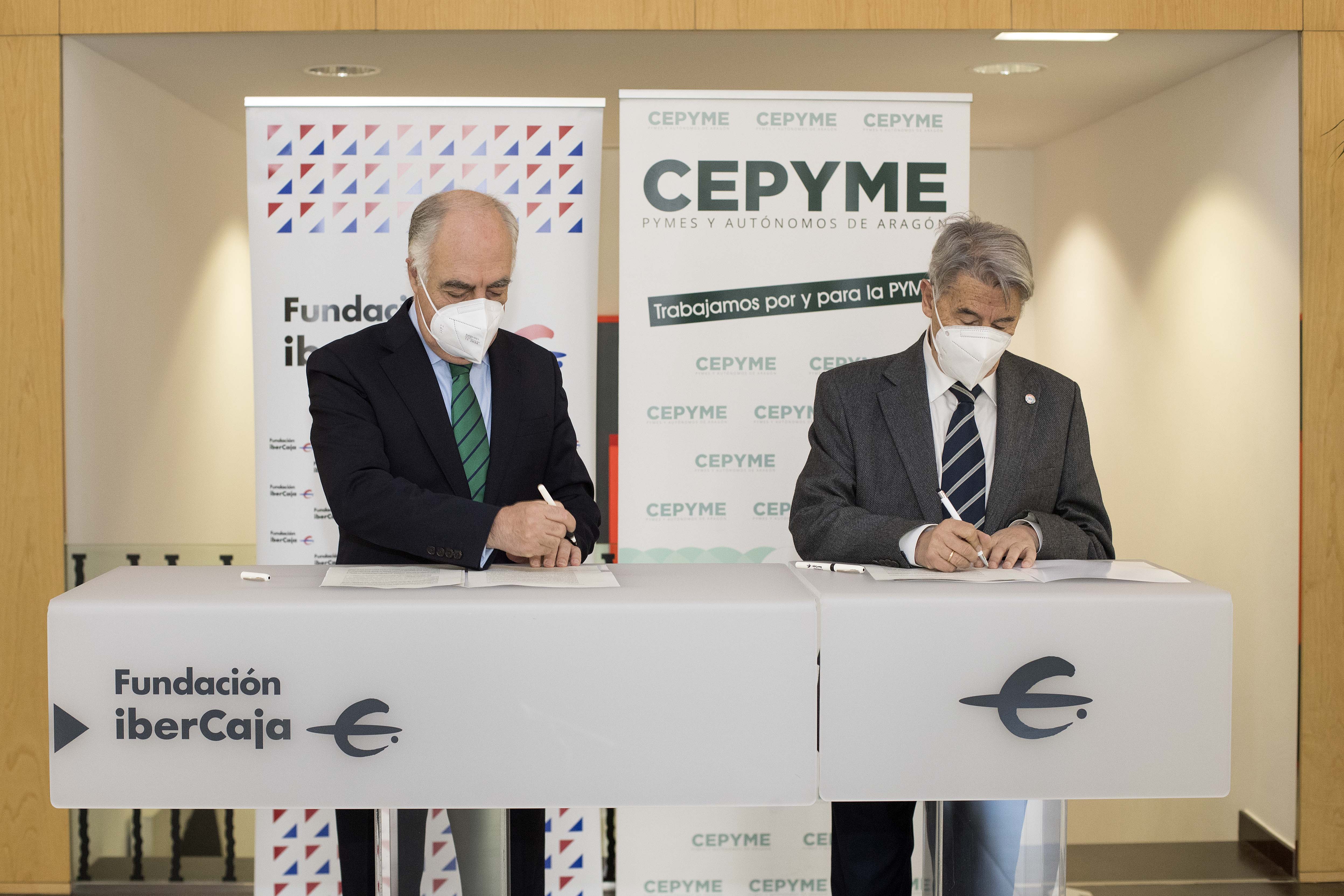 CEPYME Aragón renueva la colaboración con Fundación Ibercaja para el desarrollo de la plataforma ...