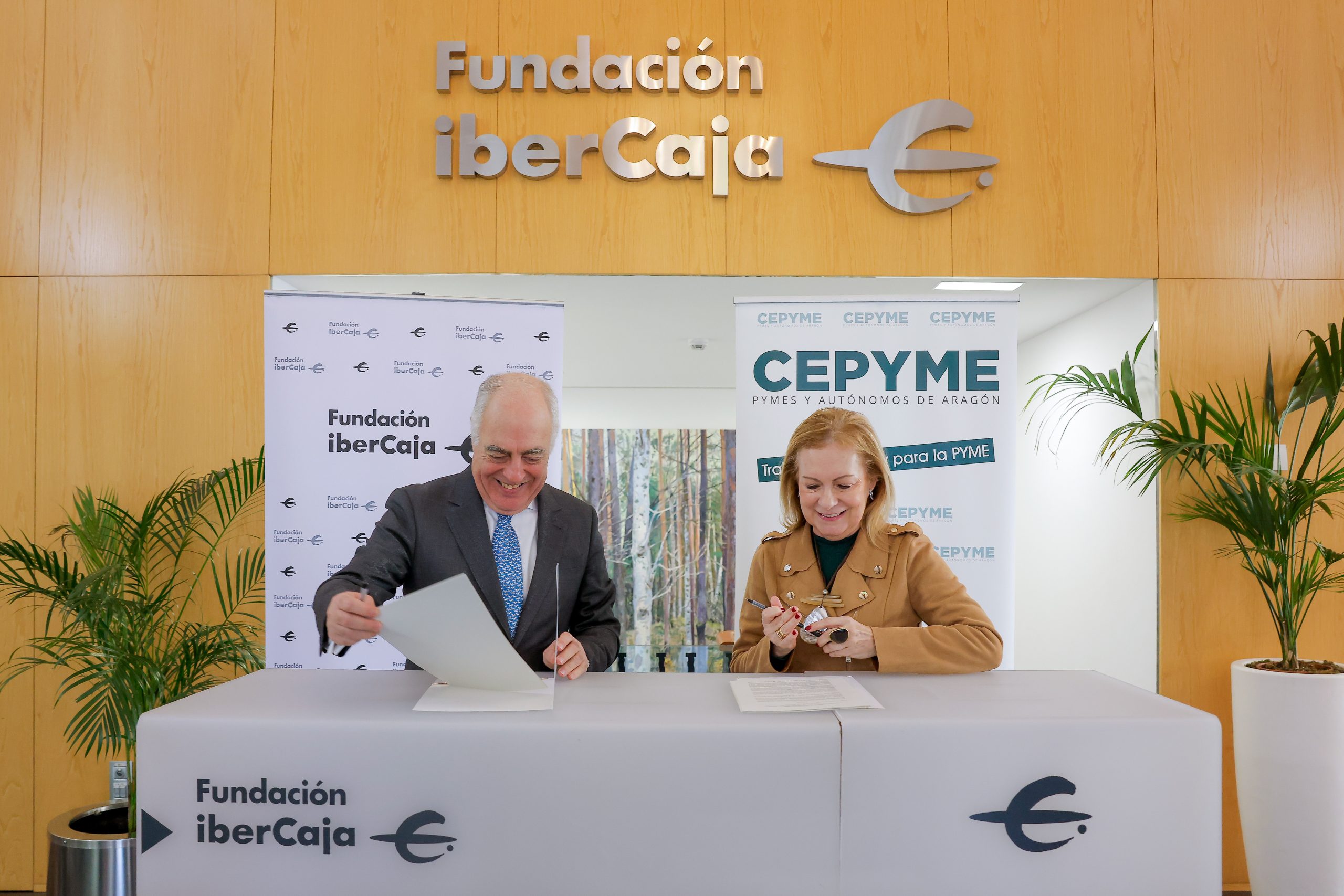 CEPYME Aragón y Fundación Ibercaja renuevan su colaboración del servicio de asesoramiento ...